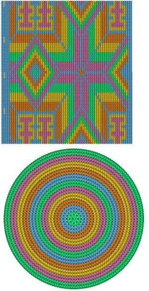 Wayuu Mochilla Bag Chart 46 - Mimuu.com