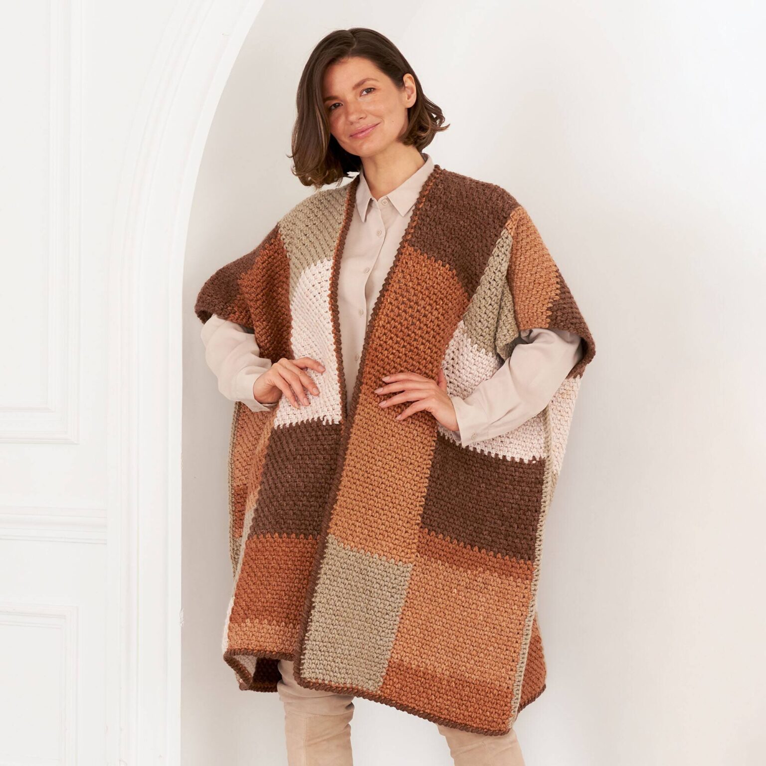 1 Zincir 1 Sık İğne Panço Yapılışı - Mimuu.com